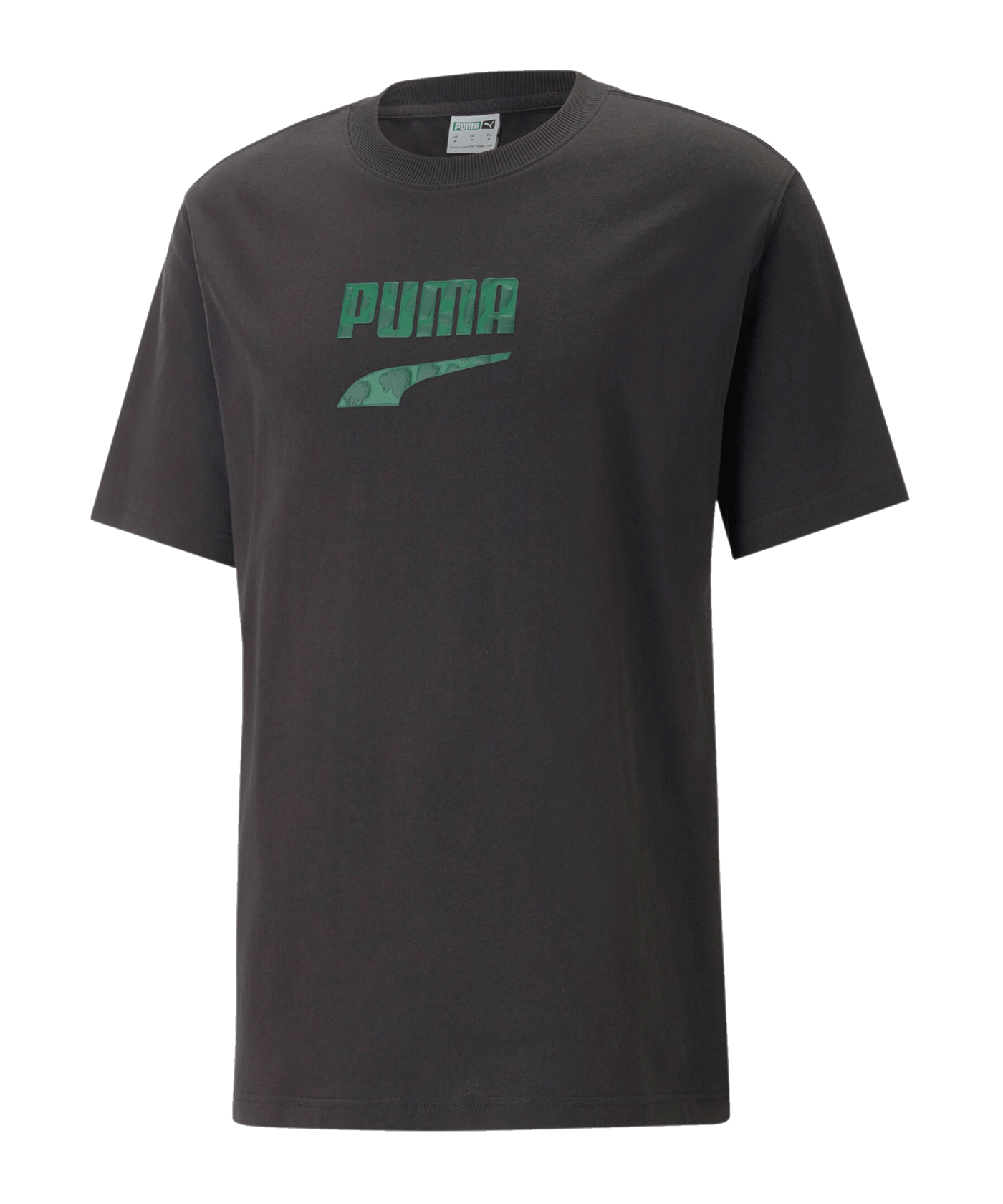 PUMA DOWNTOWN Logo Graphic T-Shirt Schwarz F01 | Lifestyle | Freizeitoutfit